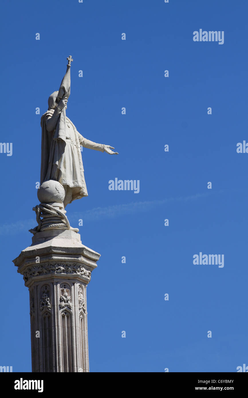 Christopher Columbus in Madrid, Spain Stock Photo - Alamy
