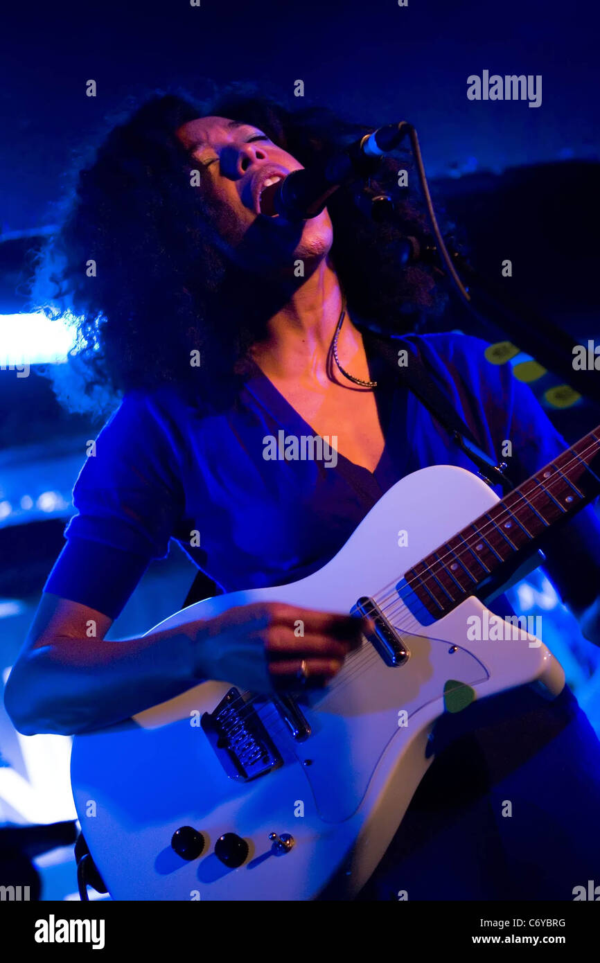 Corrine Bailey Rae performing at Oran Mor, Glasgow Glasgow, Scotland ...