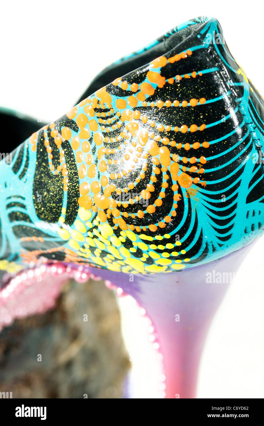 Elephant dung stilettos Featuring a 10-inch tall platform, made out of ...