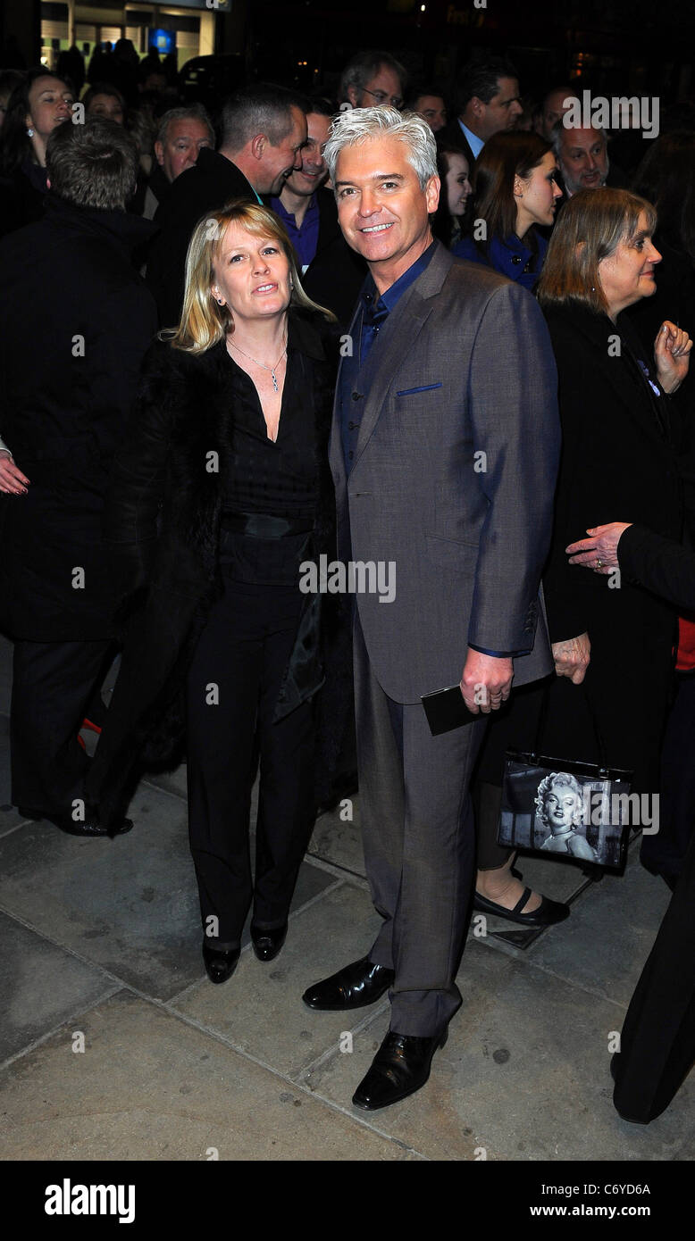 Phillip Schofield with his wife World premiere of 'Love Never Dies' at ...