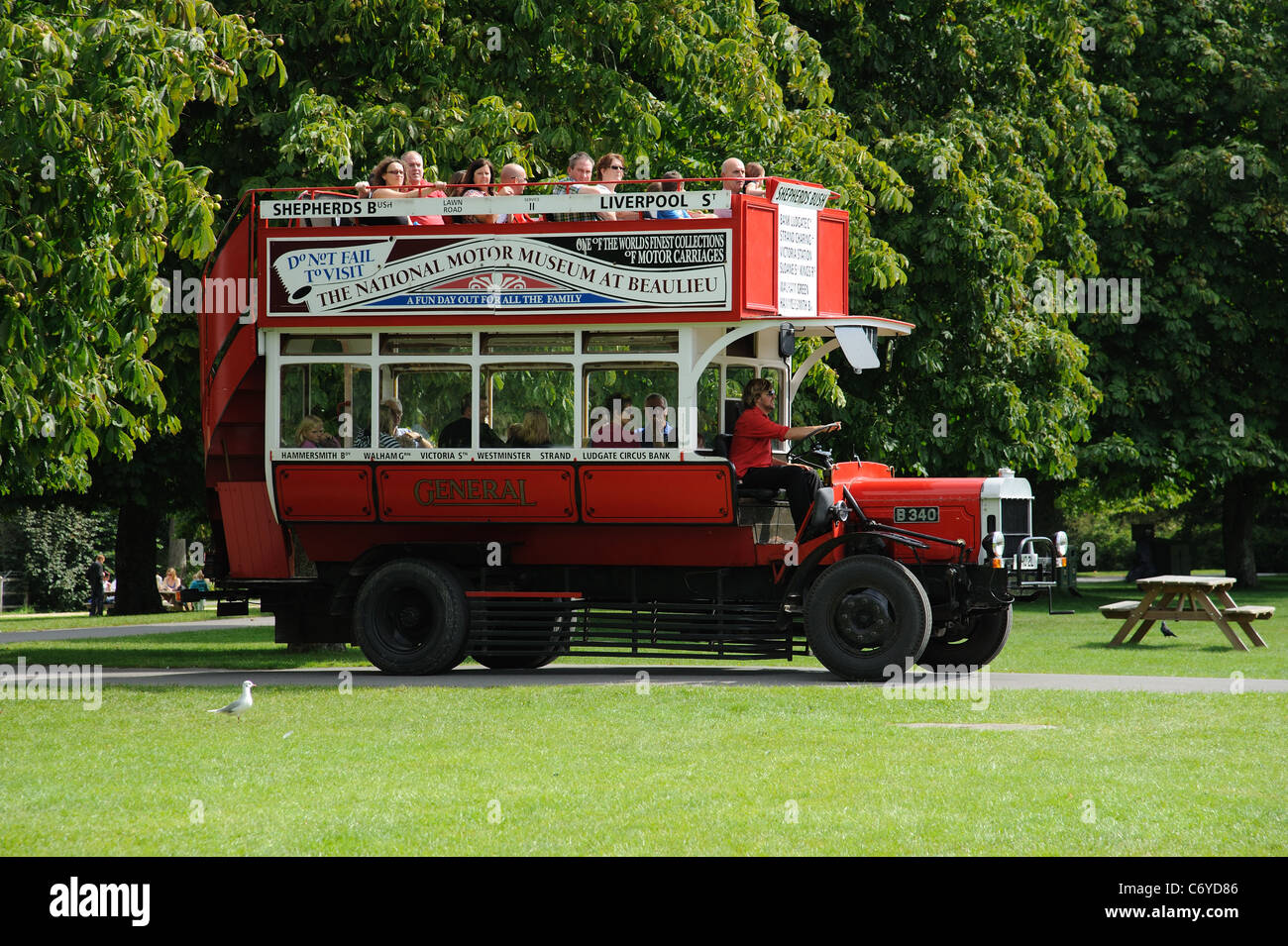 Number 11 vintage bus from the National Motor Museum collection at ...