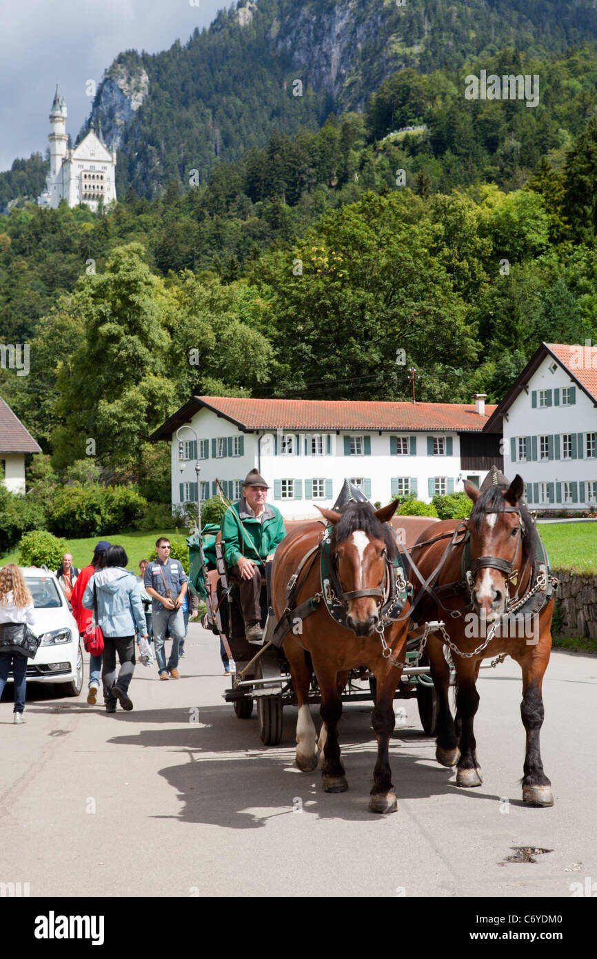 Bayerischer Neuschwanstein burg Schwangau Fussen Bayern, Germany ...