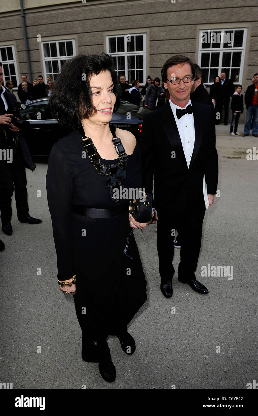 Bianca Jagger The premiere of 'Goetterdaemmerung' during the Salzburg ...