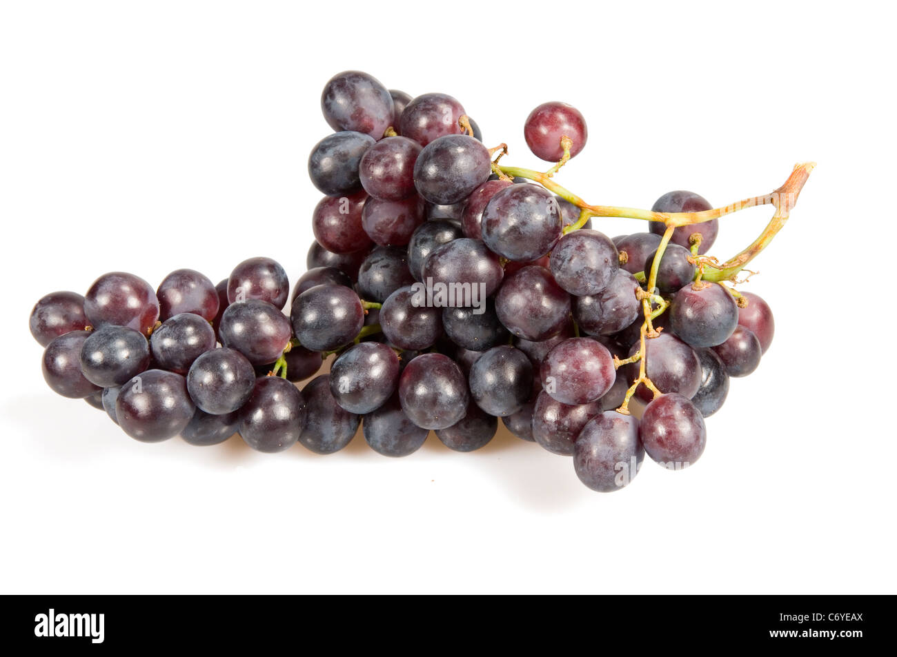 Bunch fresh red grape Cut Out Stock Images & Pictures - Alamy