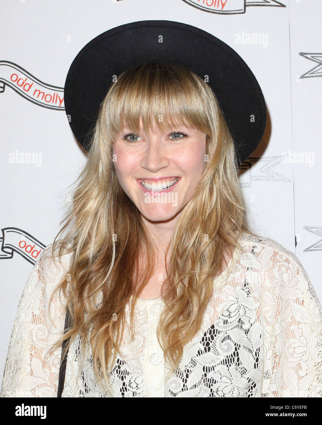 Crystal Simpson Odd Molly flagship store opening held at the Odd Molly ...