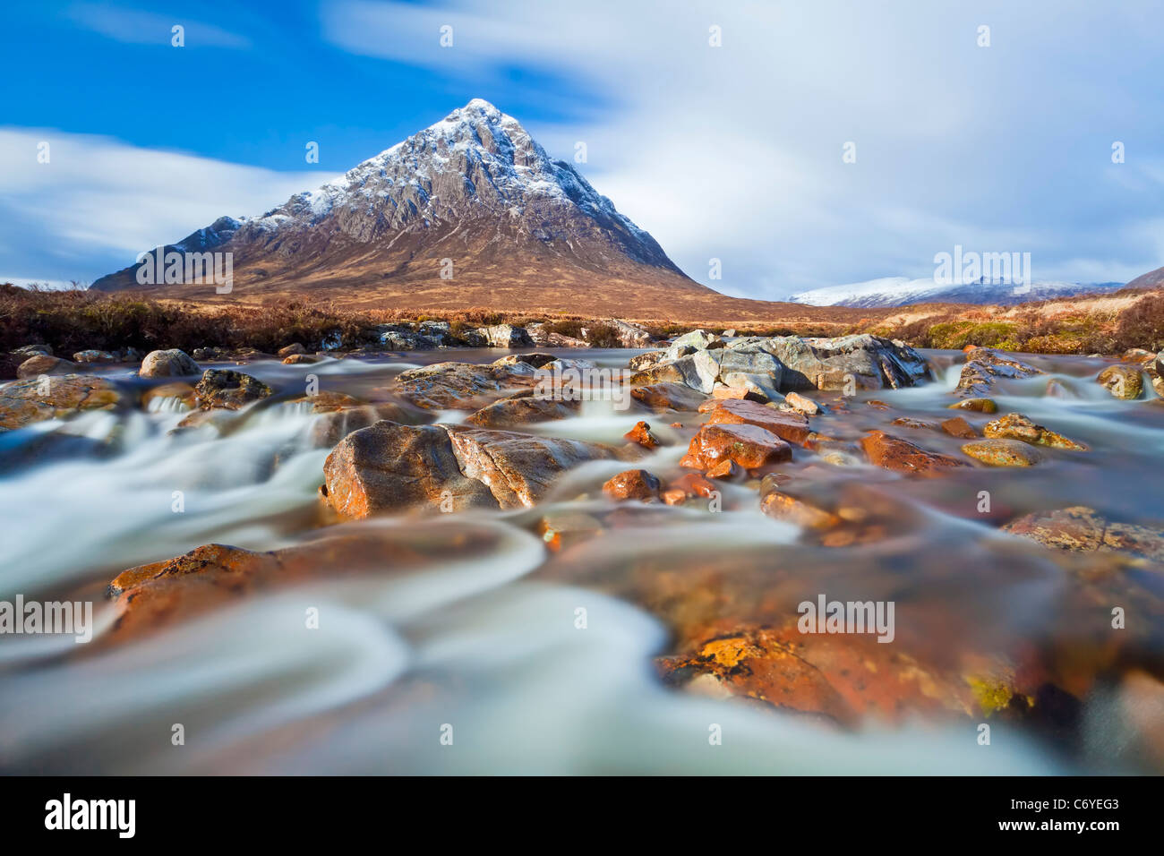 Scottish Highlands Buachaille Etive Mor and River Coupall Scottish ...