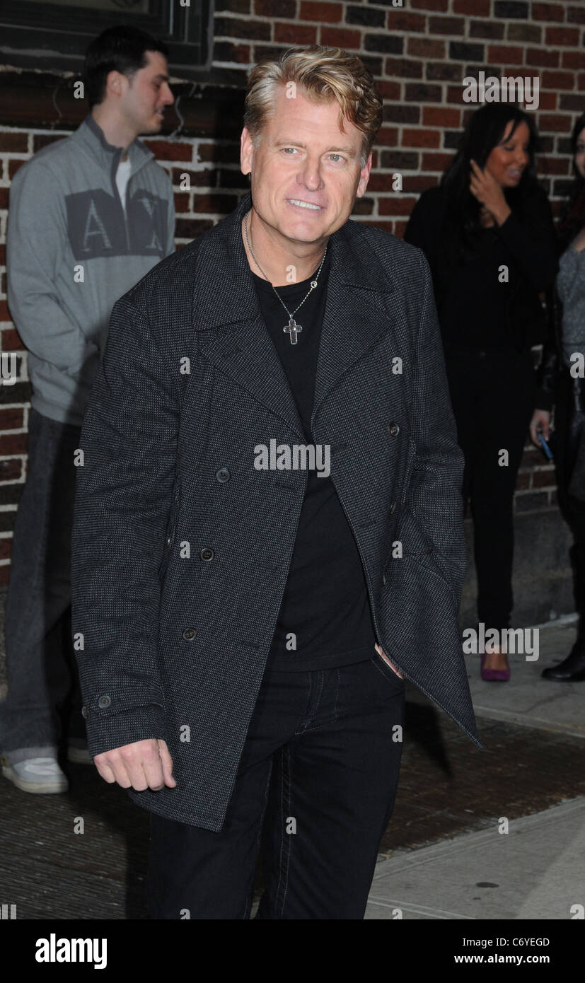 Joe Simpson outside the Ed Sullivan Theatre for the 'Late Show With ...