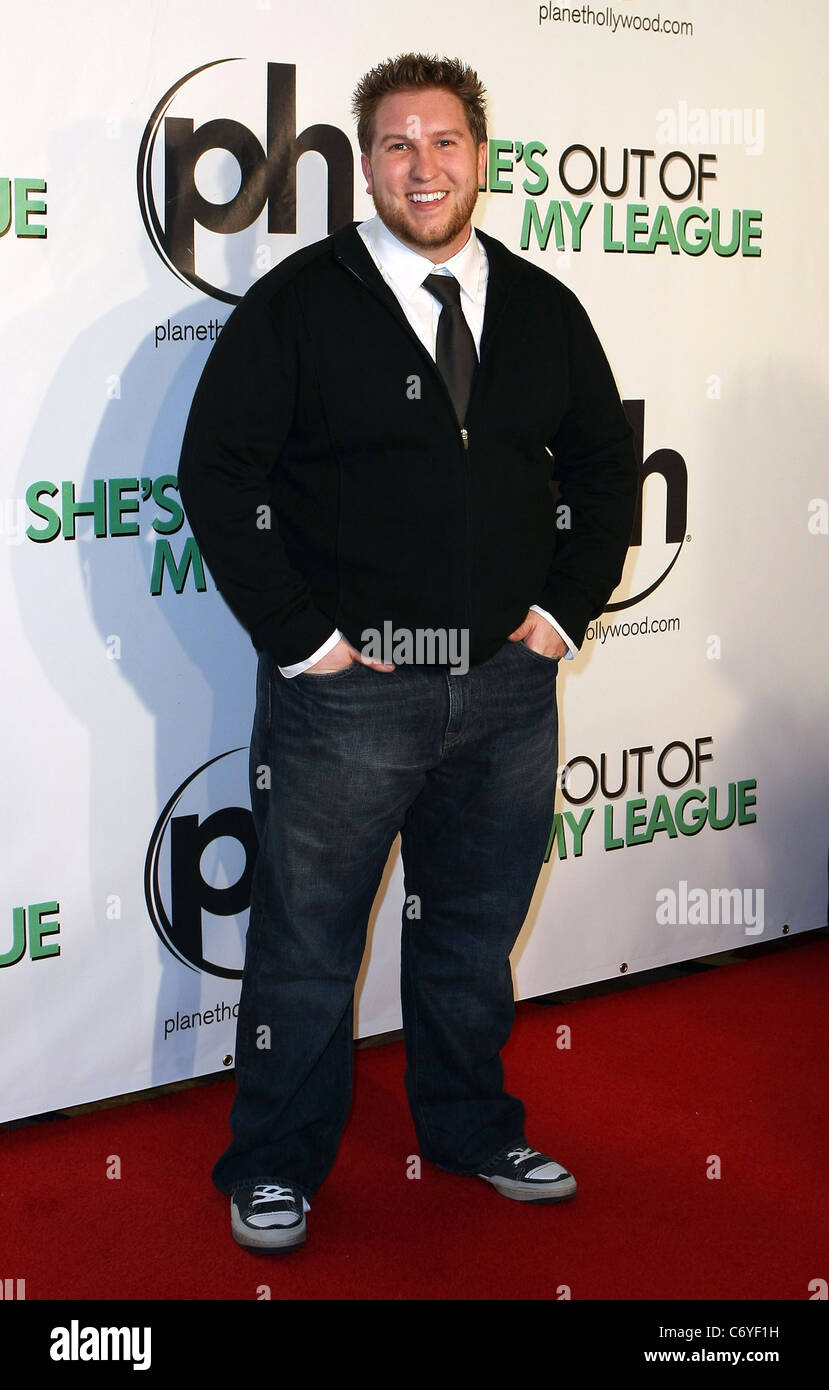 Nate Torrence The Las Vegas premiere of 'She's Out Of My League' held at Planet Hollywood Resort ...