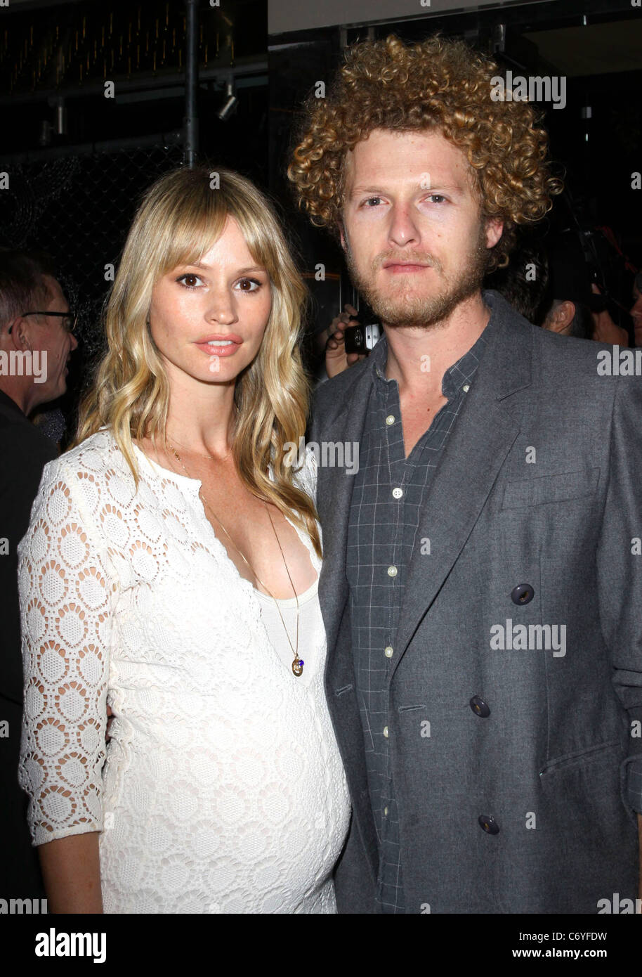 Cameron Richardson and her fiancee Ben Shulman Odd Molly flagship store ...