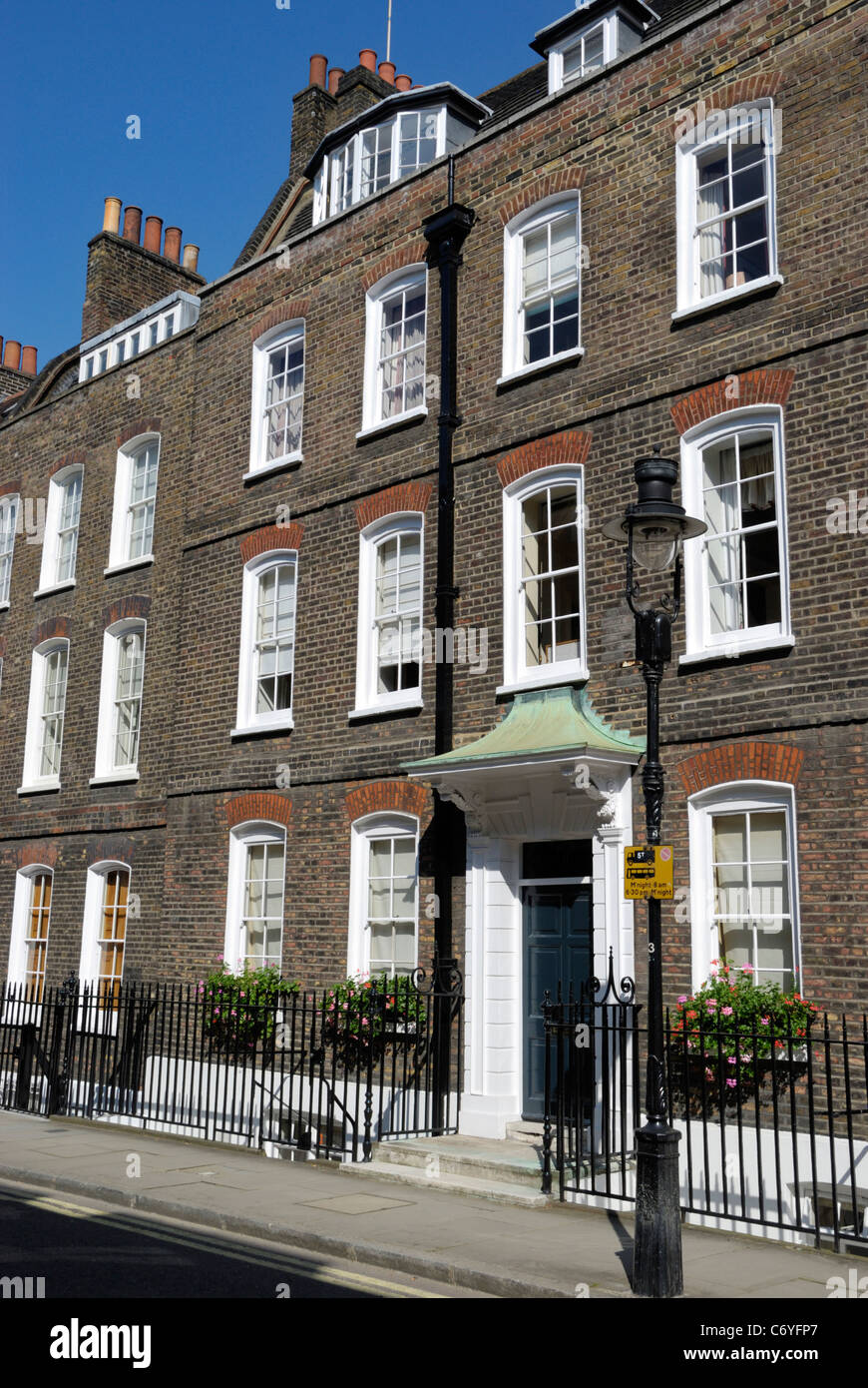 Houses in Lord North Street, Westminster SW1, London, England Stock ...