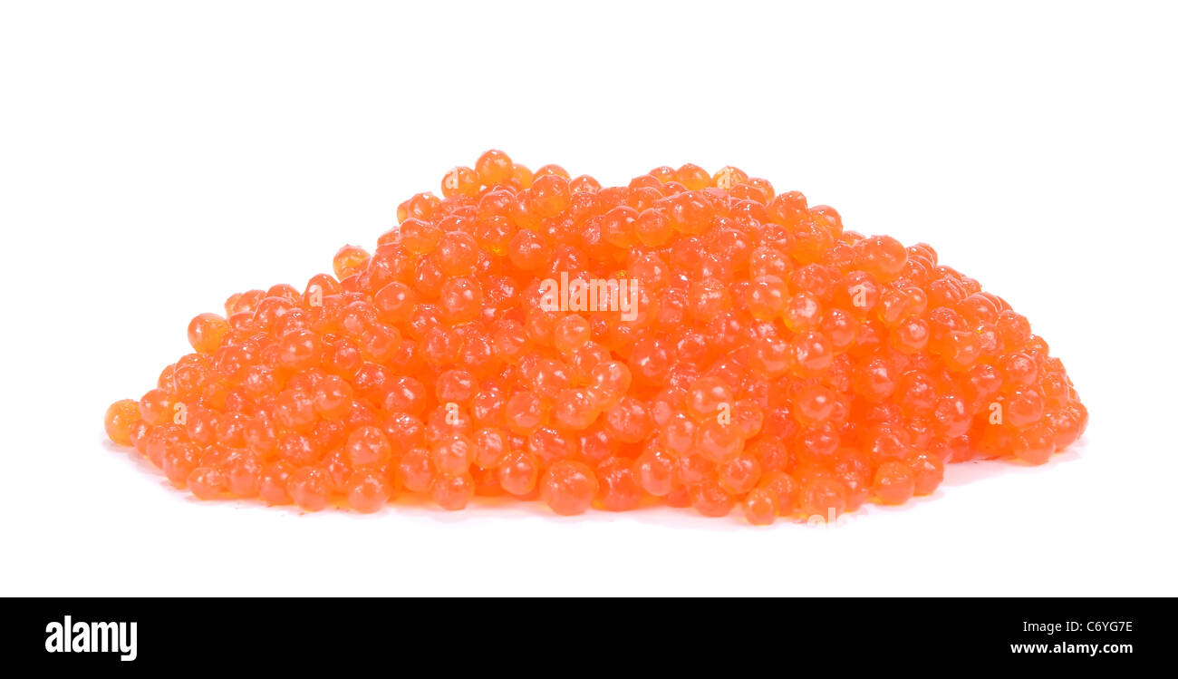 caviar red isolated on white background Stock Photo - Alamy