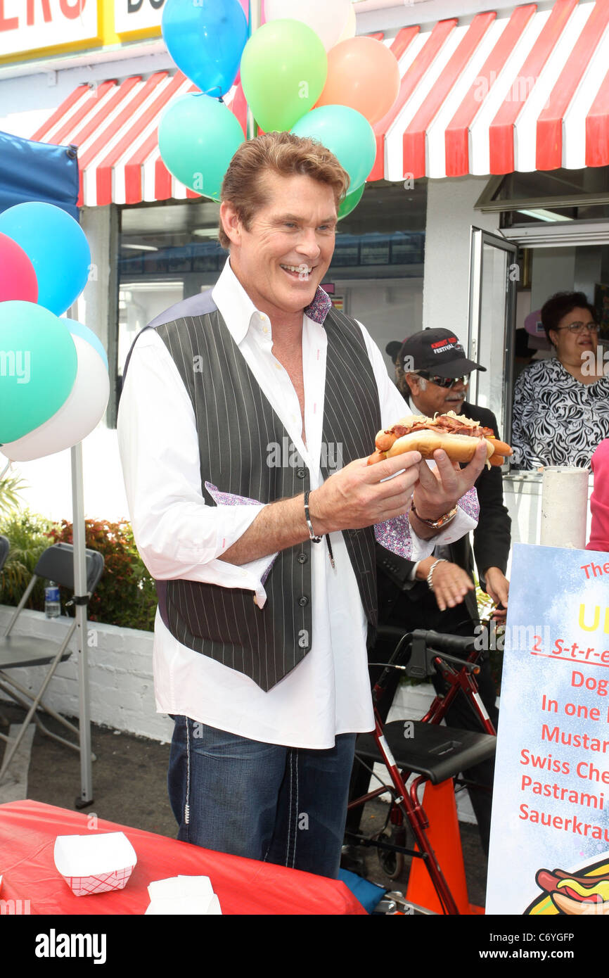 The Hoff Thumbs Up Smiling