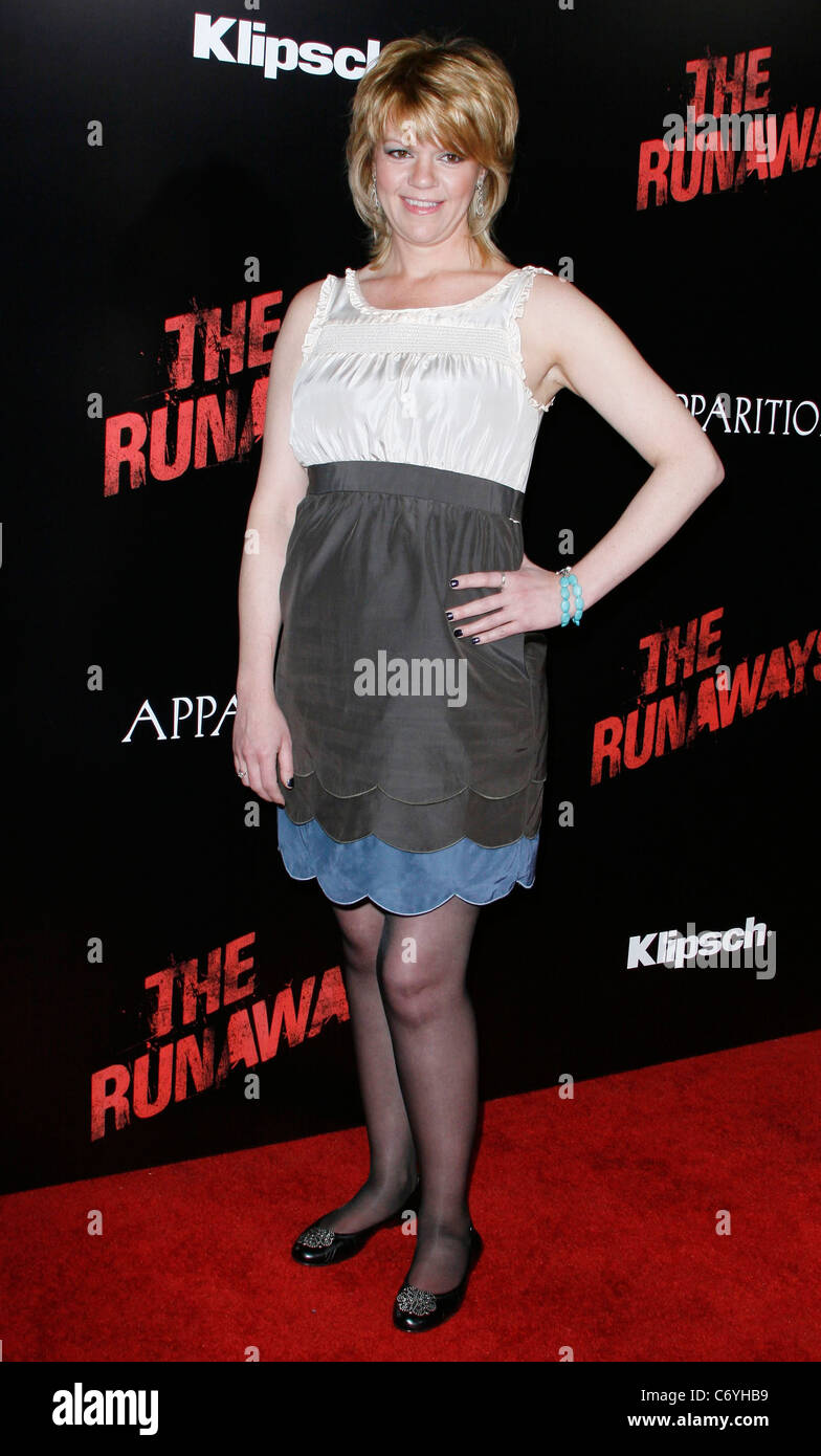 Robin Mathews Los Angeles Premiere of 'The Runaways' held at Cinerama ...