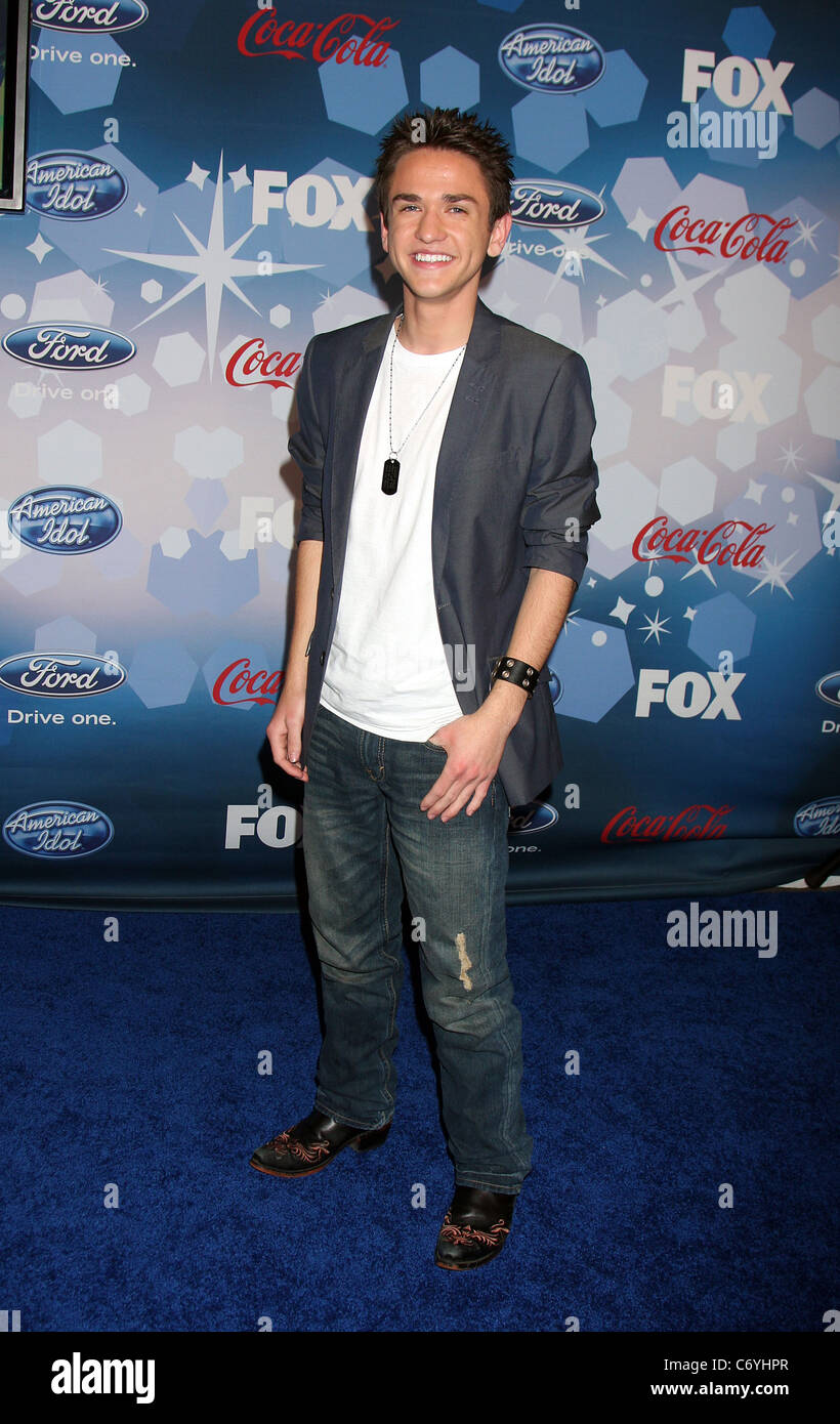 Aaron Kelly The American Idol Top 12 Party for Season 9 at the Industry ...