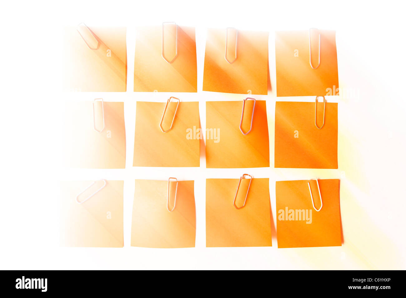 digital enhancement - arrangement of memorandum memory post-it with ...