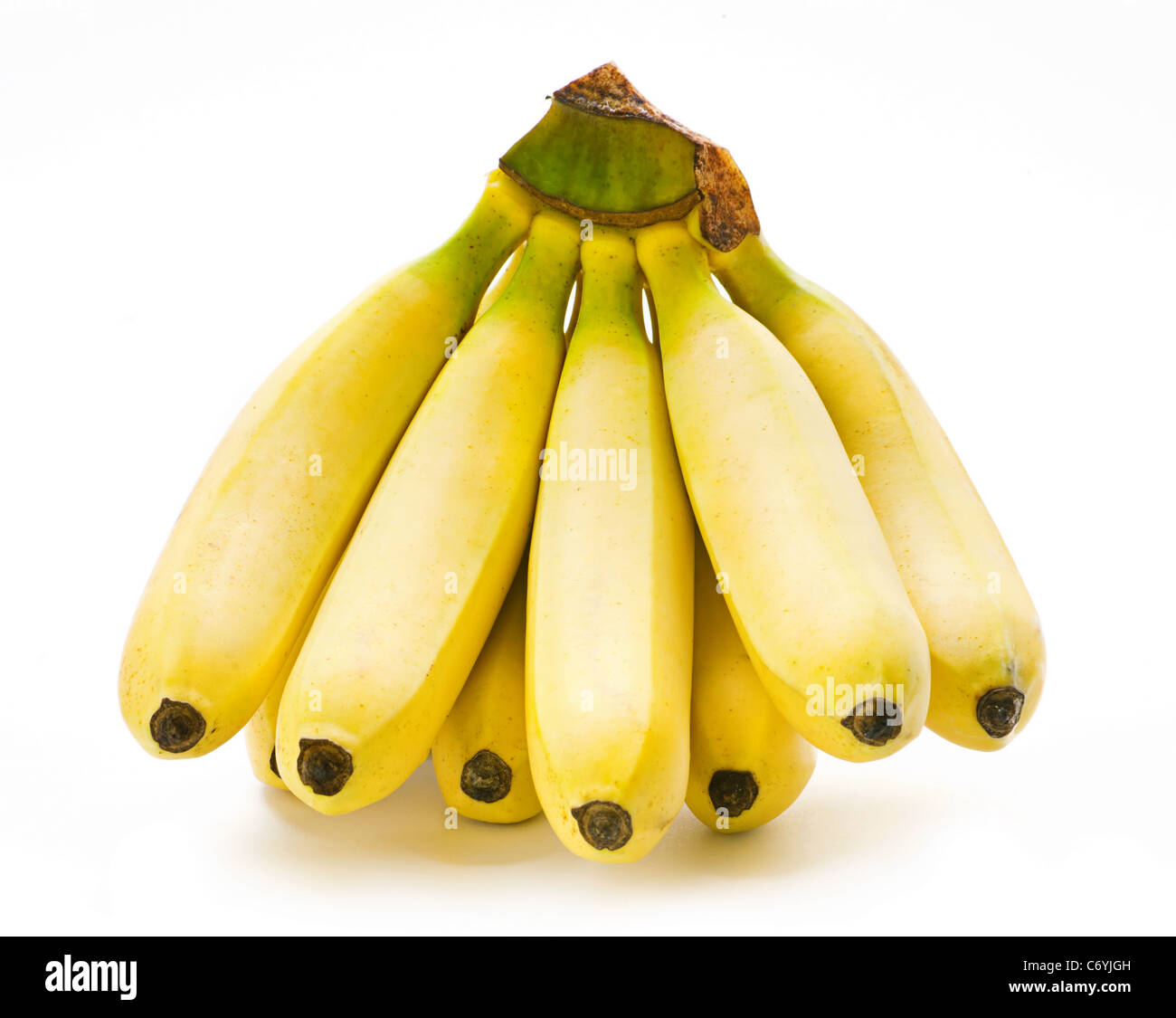 Banana fruit bunch isolated on white background Stock Photo - Alamy