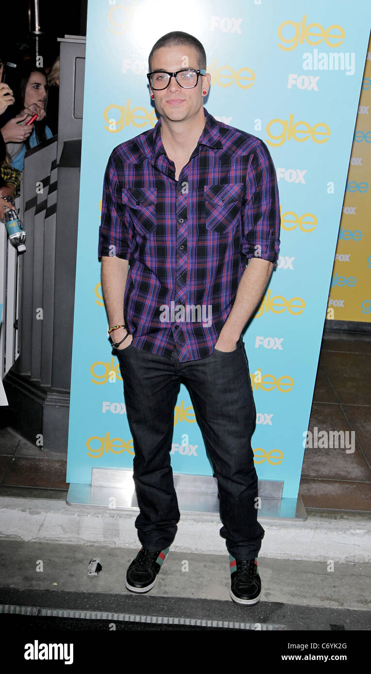 Mark Salling The cast of the FOX show 'Glee' attend the outdoor ...