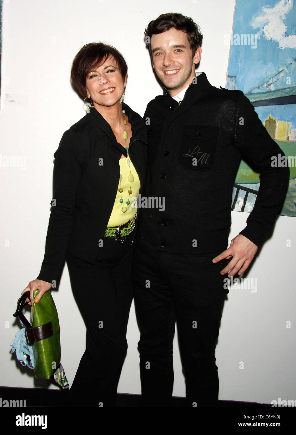 Colleen Zenk Pinter and Michael Urie Opening Night of 'John Tartagliaâ ...