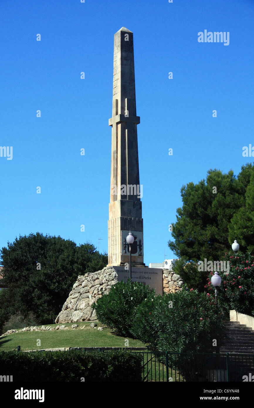 A remembrance place in Menorca Stock Photo - Alamy