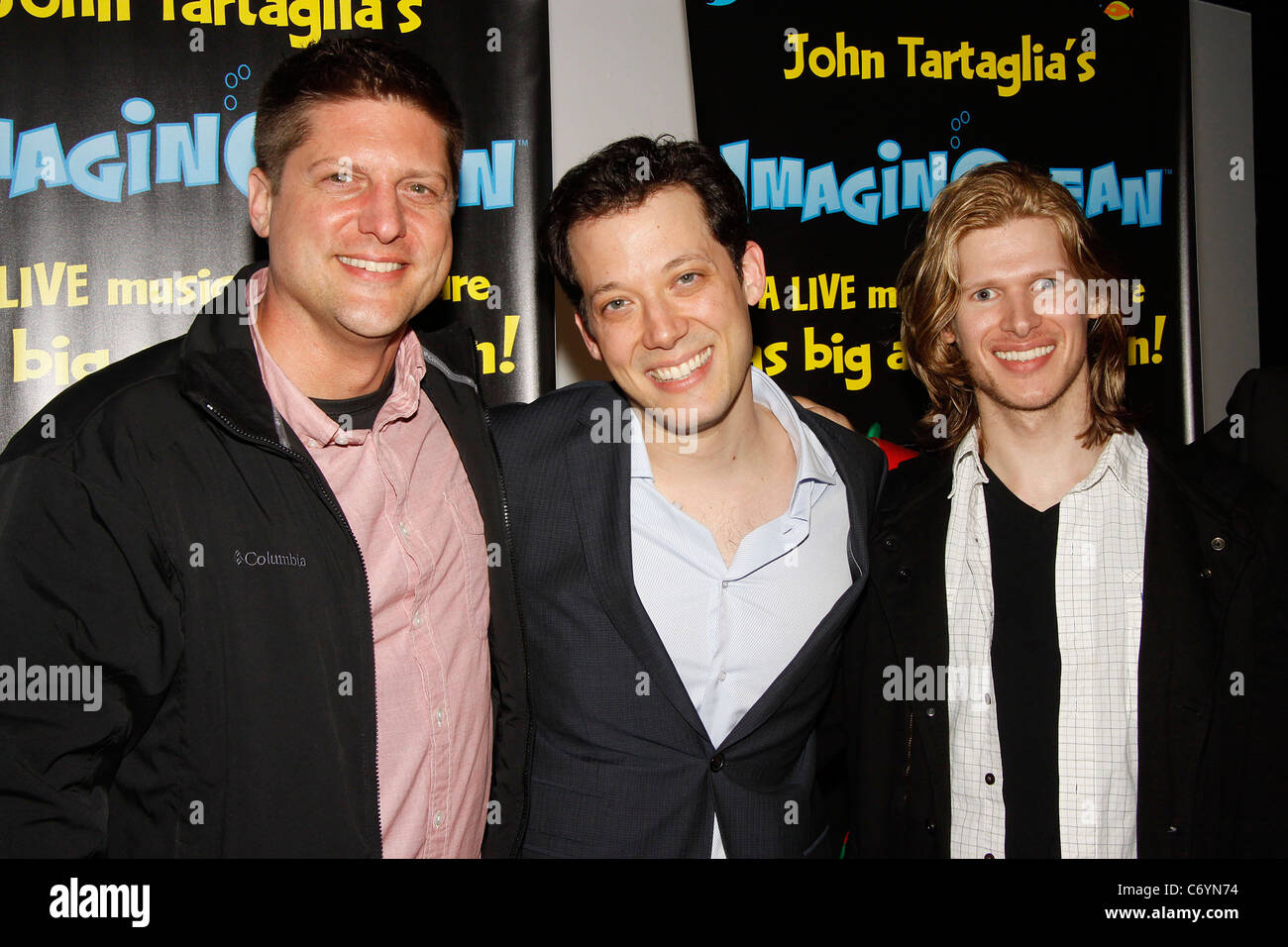 Christopher Sieber, John Tartaglia, and Lucas Steele Opening Night of ...