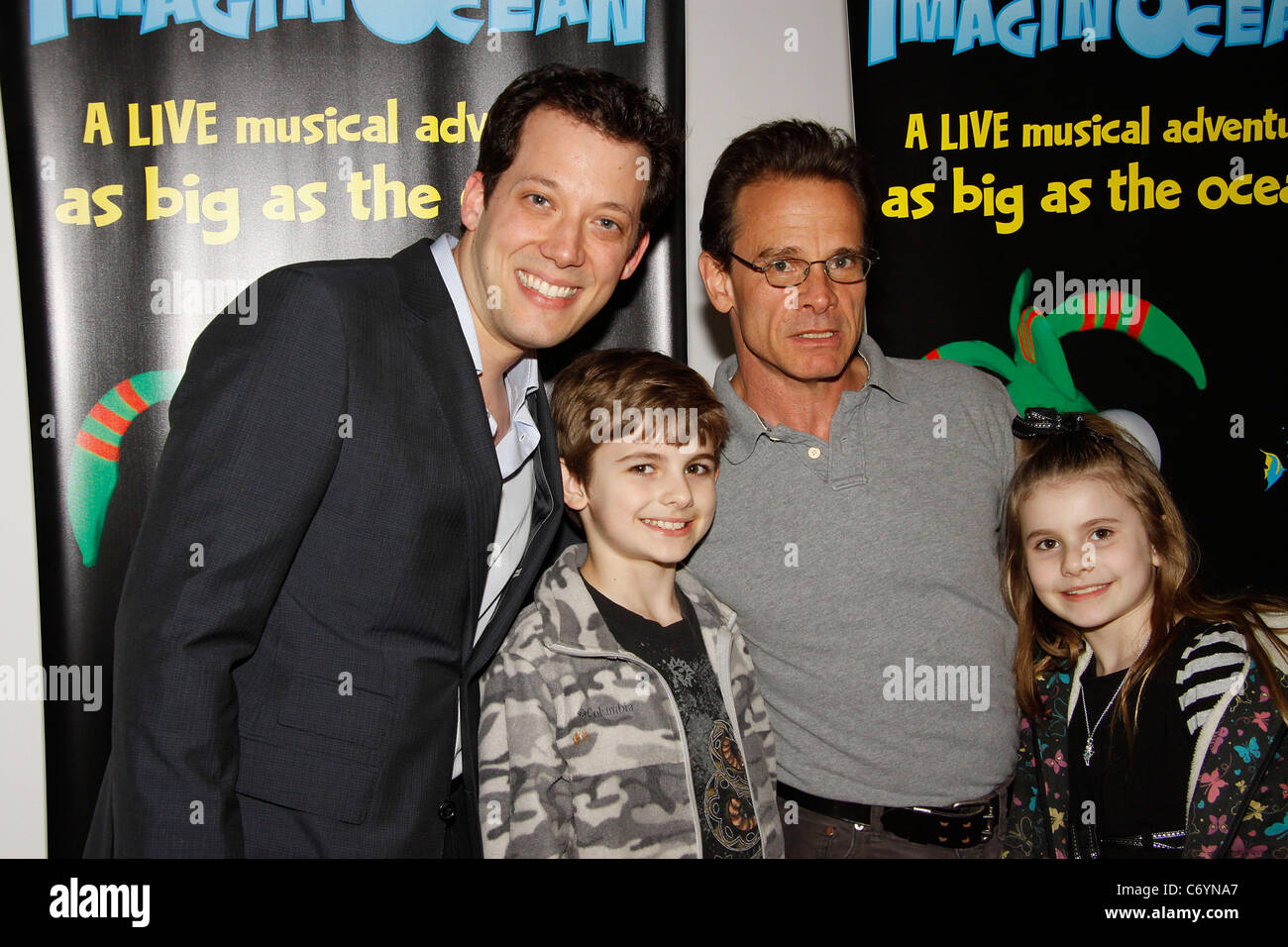 John Tartaglia, Peter Scolari, and family Opening Night of 'John ...
