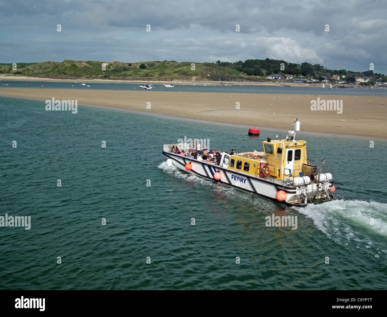 RIVER TAW , Devon, England. View across from Appledore village towards ...
