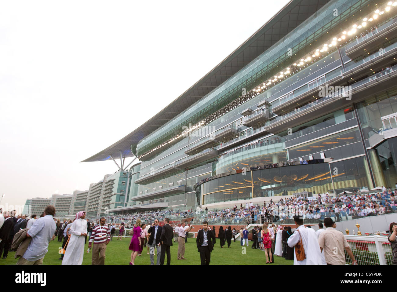 The Dubai World Cup held at the impressive Meydan Race Course in Dubai ...