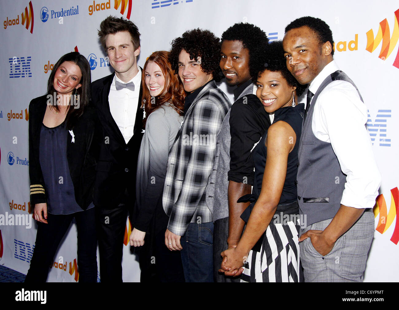 Gavin Creel and the 2009 cast of the Broadway musical Hair 21st Annual ...