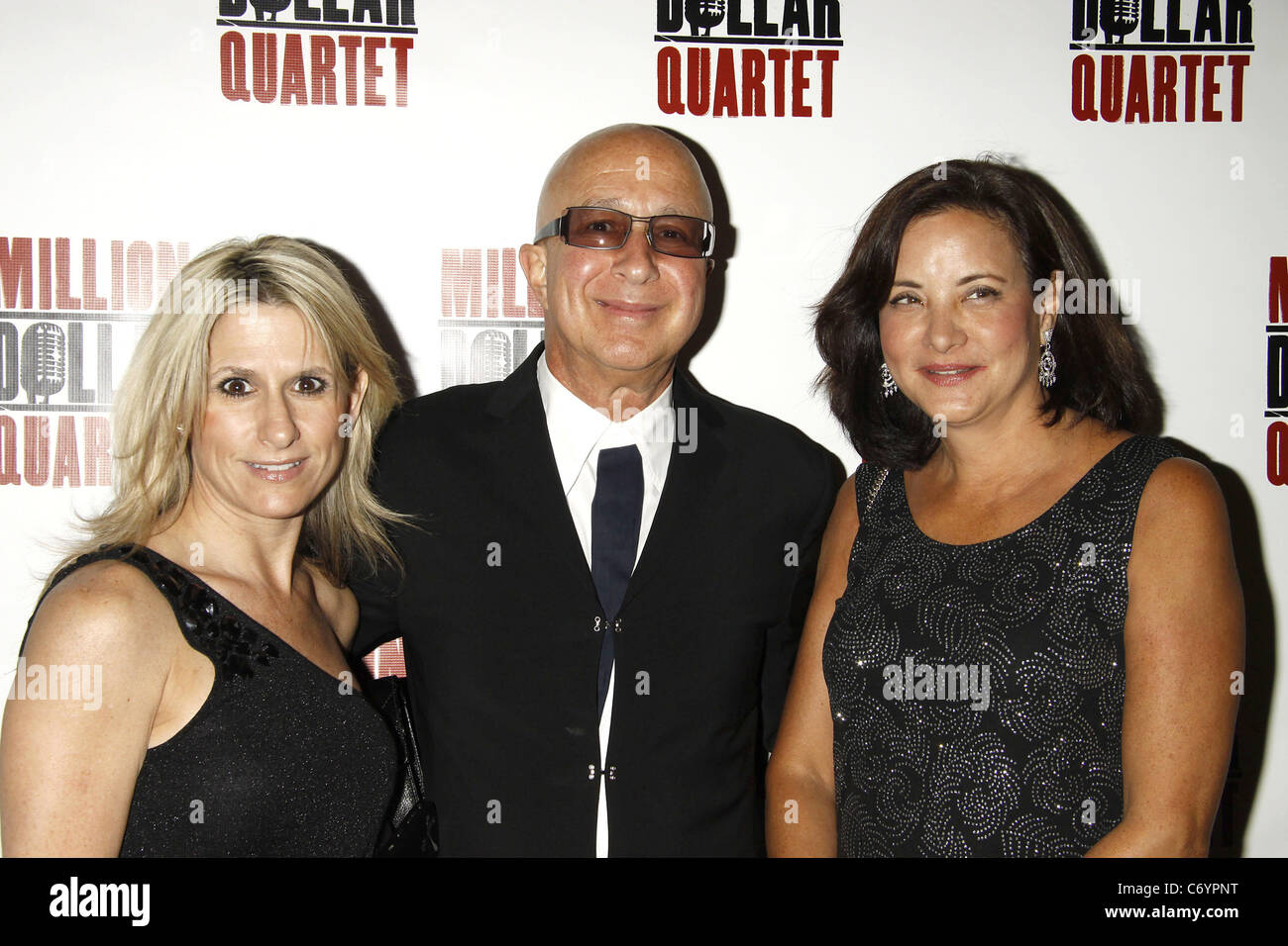 Paul Schaffer attending the opening night of the Broadway musical ...