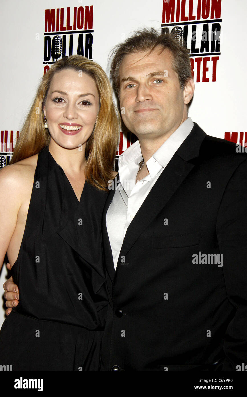 Shannon Lewis and Marc Kudisch attending the opening night of the ...