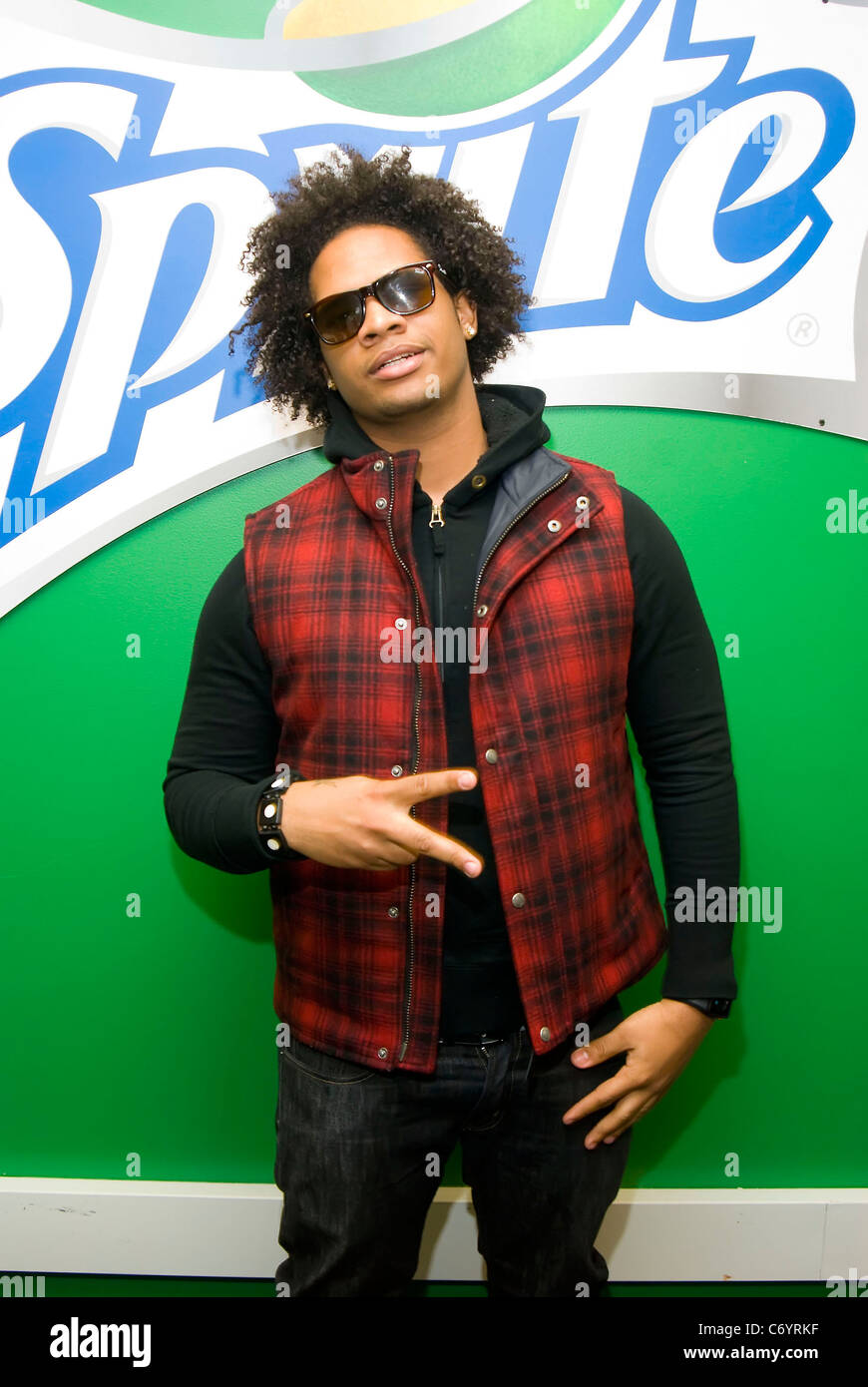 Jaicko Lawrence at the 103.5 KISS FM Coco Cola Lounge Chicago, Illinois ...