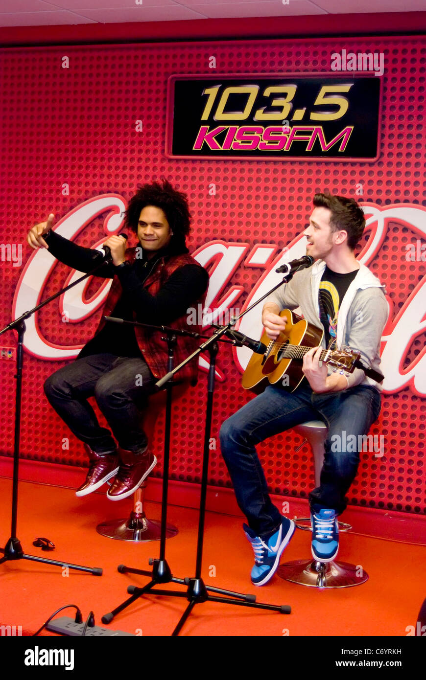 Jaicko Lawrence at the 103.5 KISS FM Coco Cola Lounge Chicago, Illinois ...