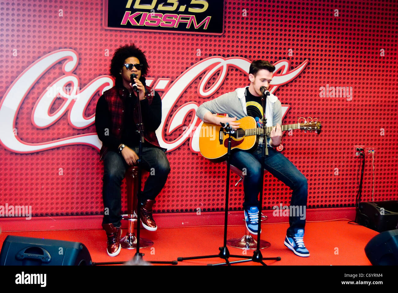 Jaicko Lawrence at the 103.5 KISS FM Coco Cola Lounge Chicago, Illinois ...