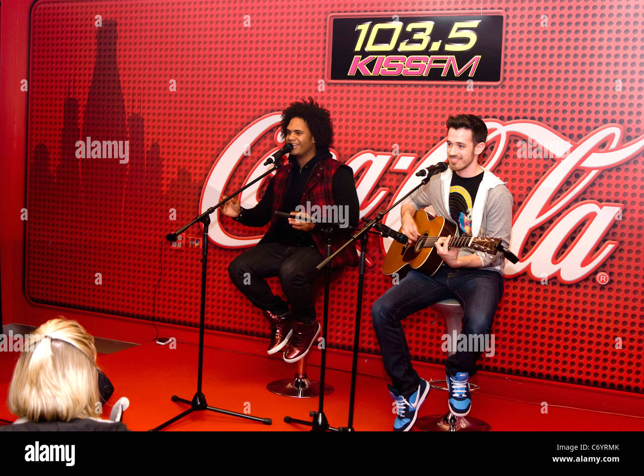 Jaicko Lawrence at the 103.5 KISS FM Coco Cola Lounge Chicago, Illinois ...