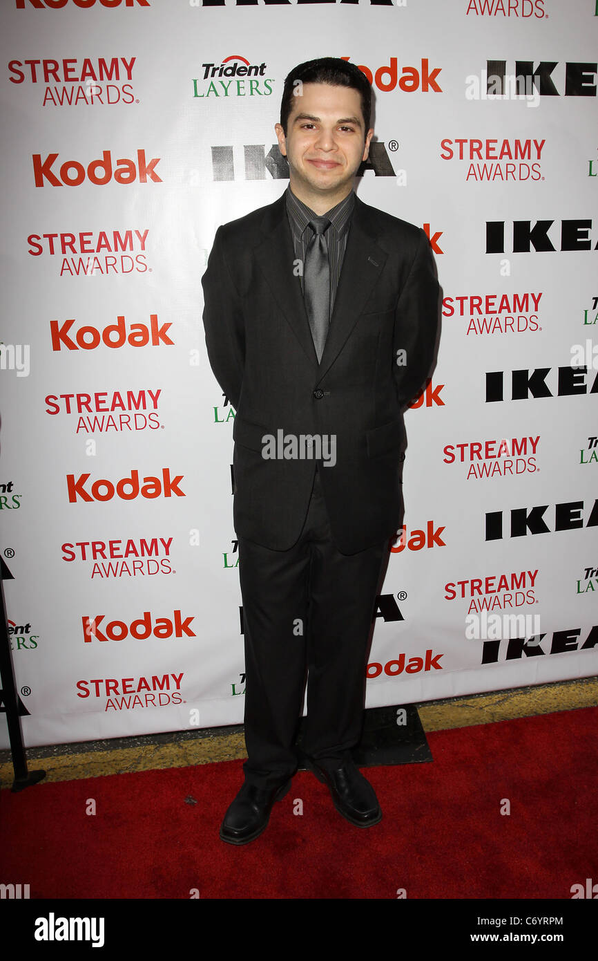 Samm Levine 2nd Annual Streamy Awards Arrivals held At The Orpheum ...