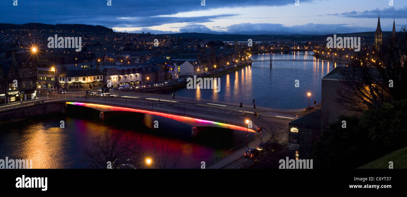 Night view of inverness castle hi-res stock photography and images - Alamy