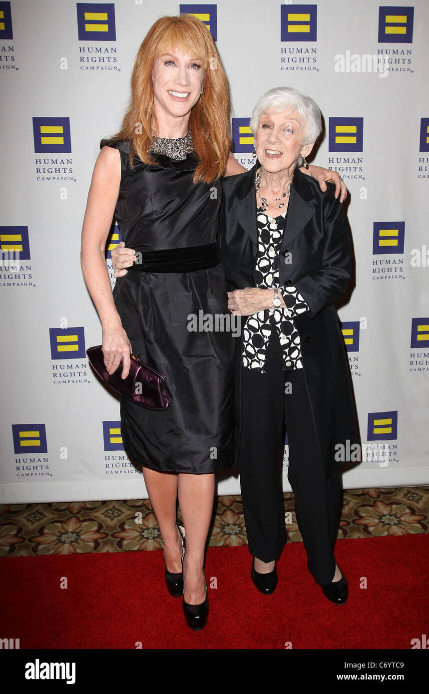 Kathy Griffin and Mother Maggie Griffin Human Rights Campaign Los ...