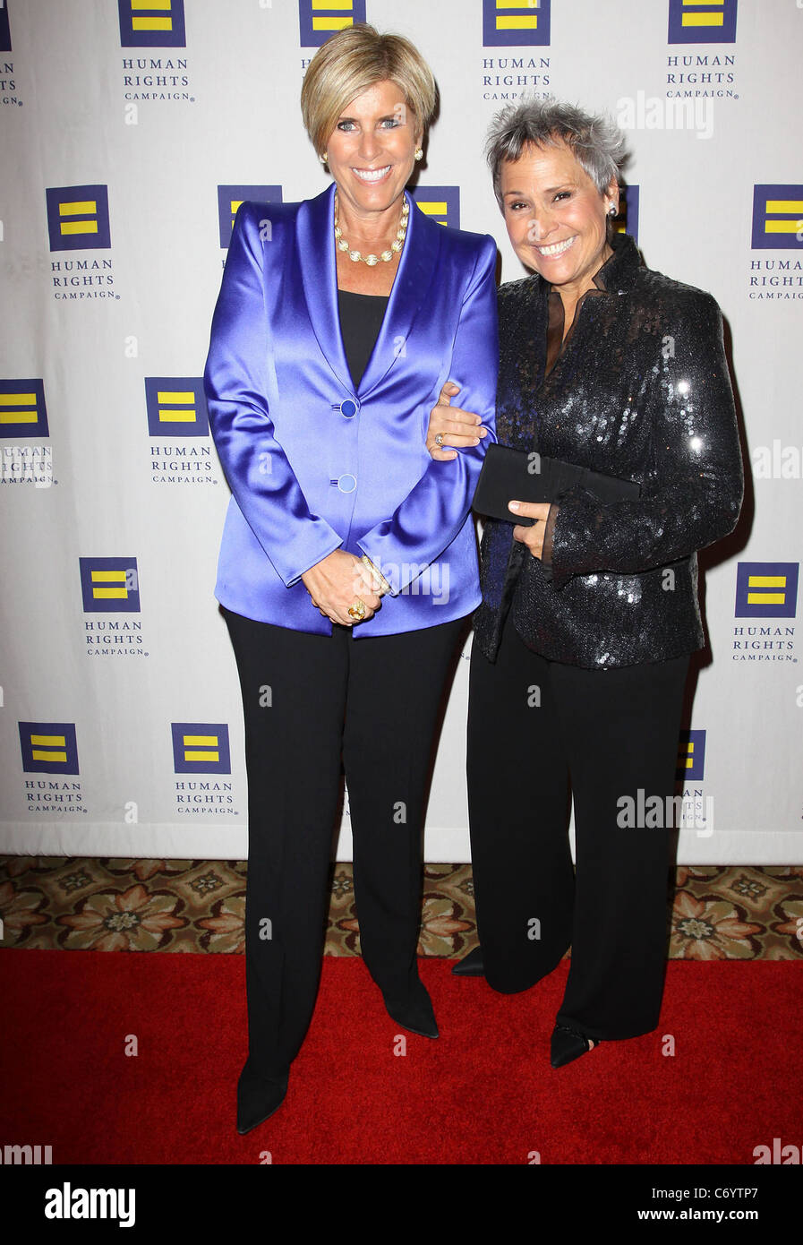 Suze Orman and Kathy Travis Human Rights Campaign Los Angeles Gala held ...