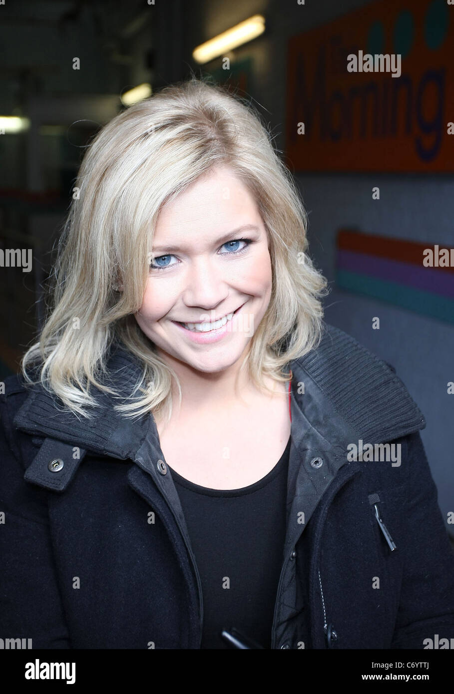Suzanne Shaw outside the ITV studios London, England - 01.04.10 Stock ...