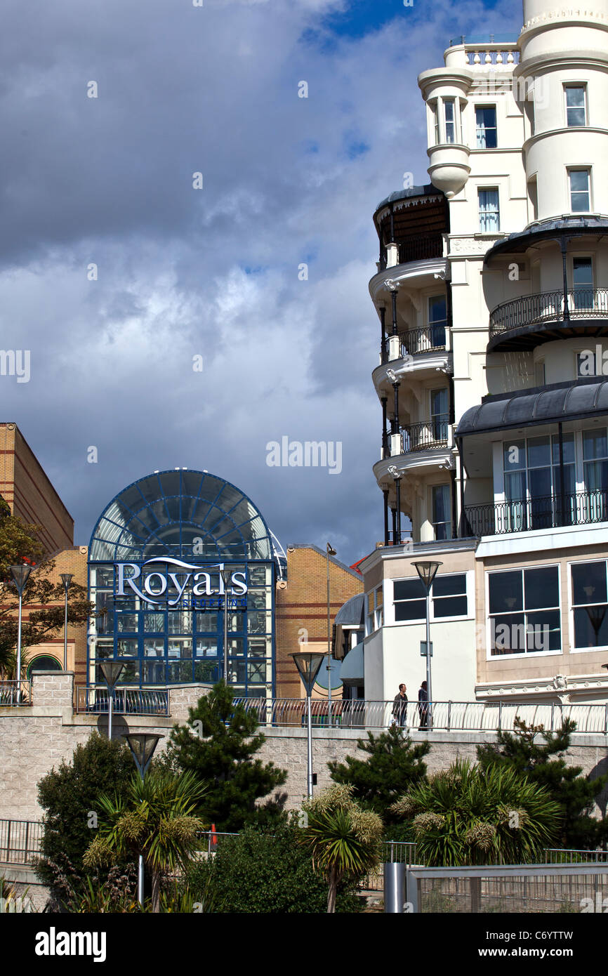 Entrance to Royals Shopping Precinct and Western End of Park Inn Hotel ...