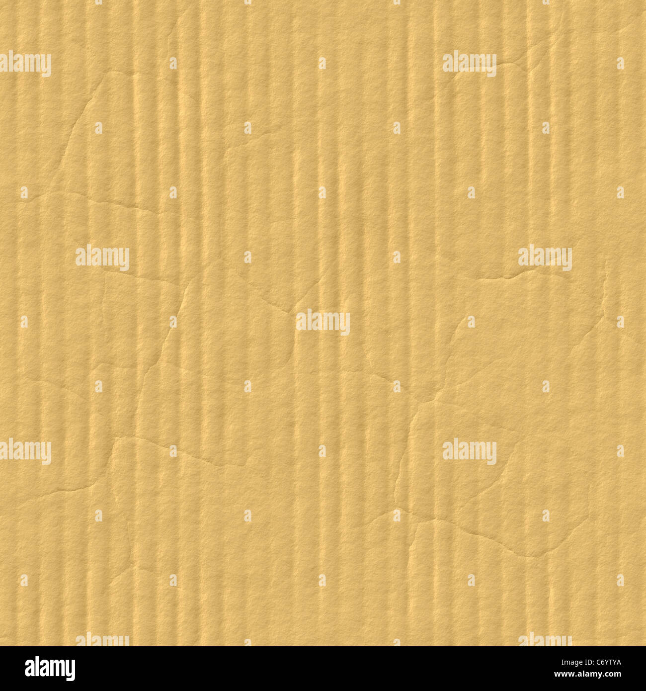 A corrugated cardboard texture with creases and wrinkles in certain ...