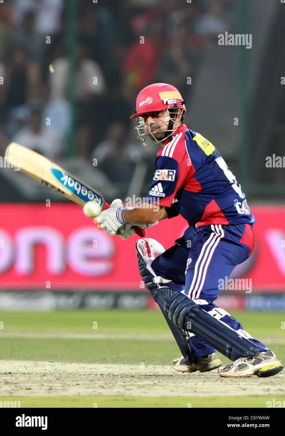 Delhi Daredevils captain Gautam Gambhir during the Indian Premier ...