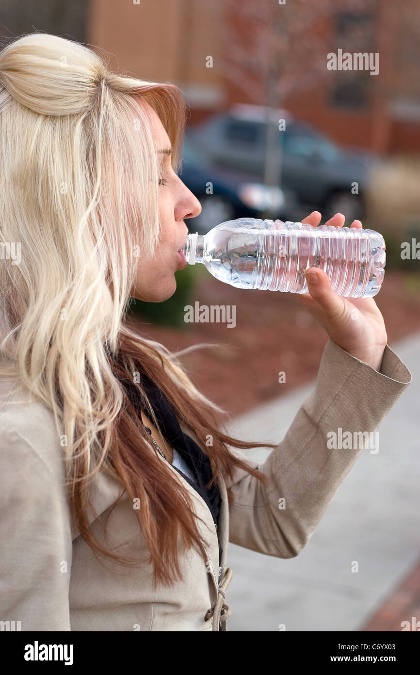 Chugging water hi-res stock photography and images - Alamy