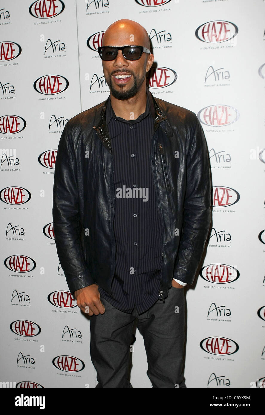 Common celebrates his 38th Birthday at Haze Nightclub at Aria Resort ...