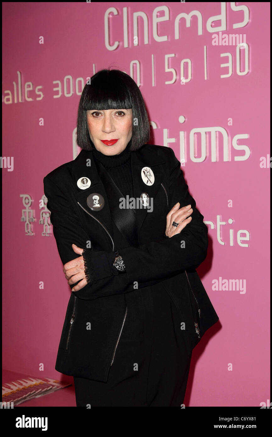 Chantal Thomass at the opening evening for The Noir Lumiere Cycle at ...