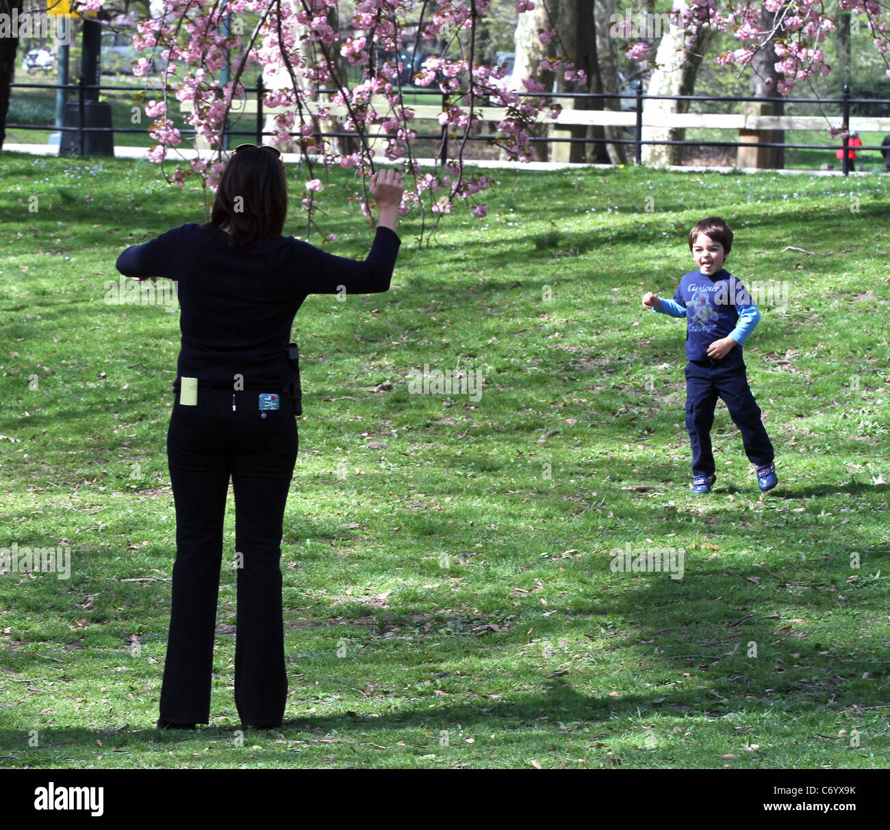 Mariska Hargitay with her son August Hermann Mariska Hargitay and ...