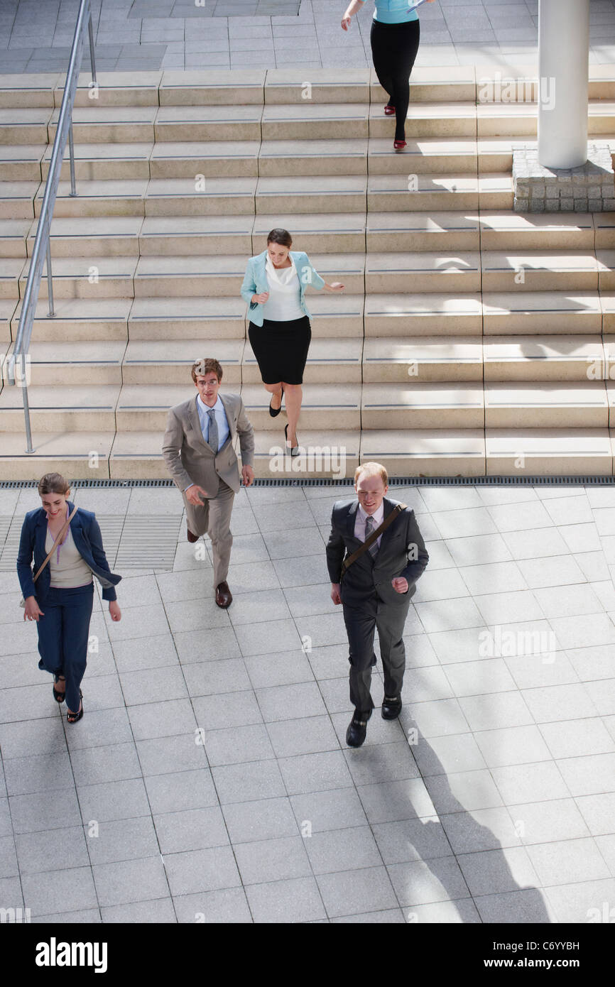 Group people in courtyard hi-res stock photography and images - Alamy
