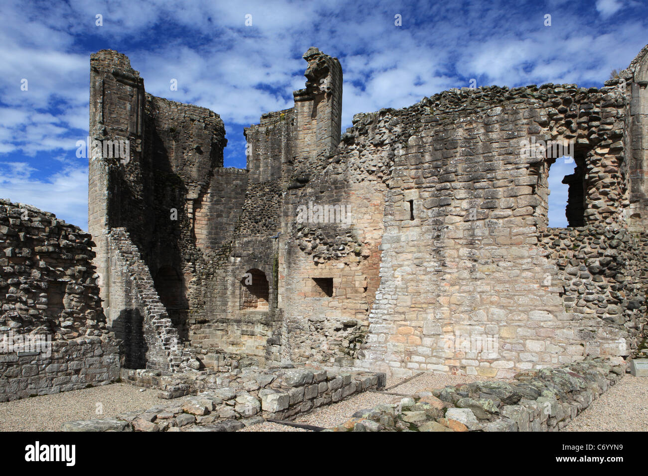 The [Warden's Tower] of [Kildrummy Castle], Aberdeenshire, Scotland ...