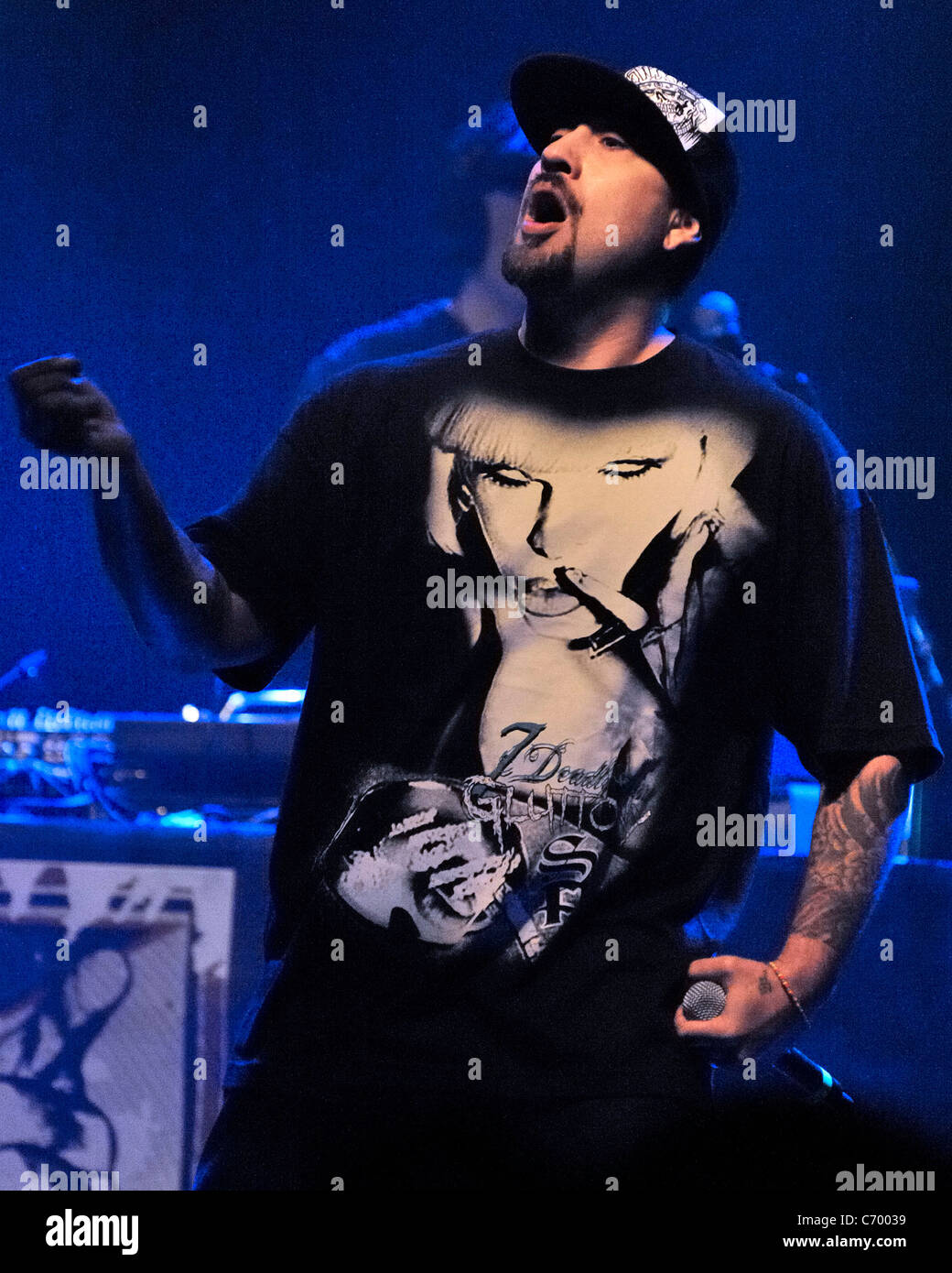 Louis Freese aka 'B-Real' of American hip hop group 'Cypress Hill ...