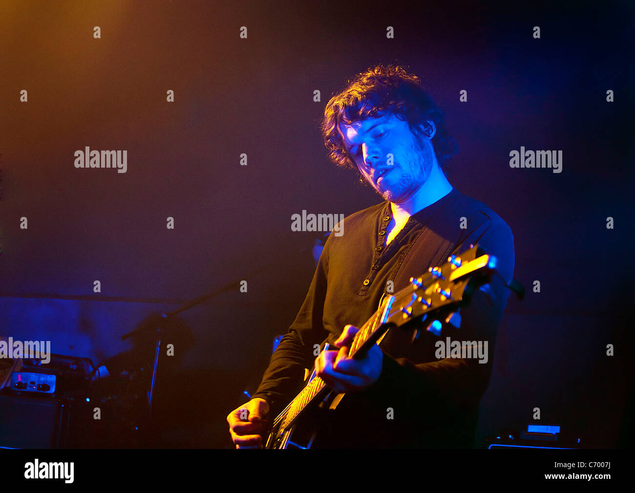 Jake Evans of Bad Lieutenant performing at Liverpool Masque Liverpool ...